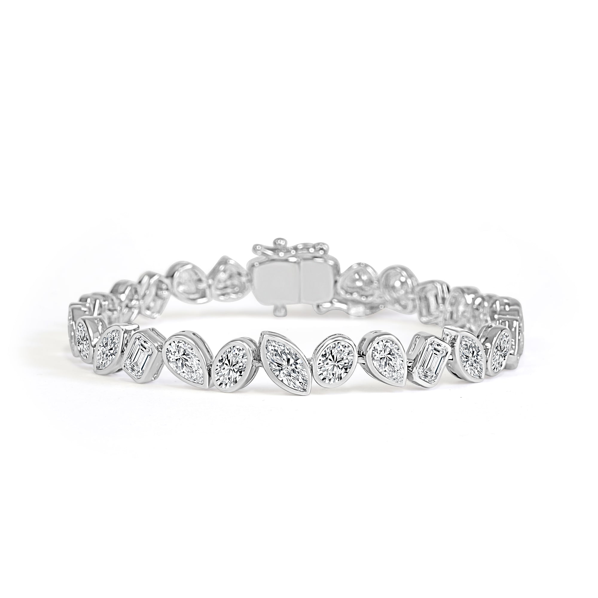 Rub Over Diamond Bracelet – Diamonds International