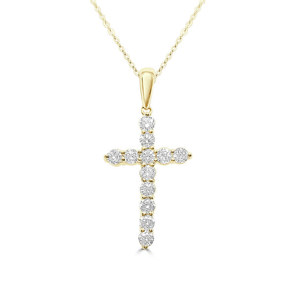 Diamond Set Cross Pendant – Diamonds International