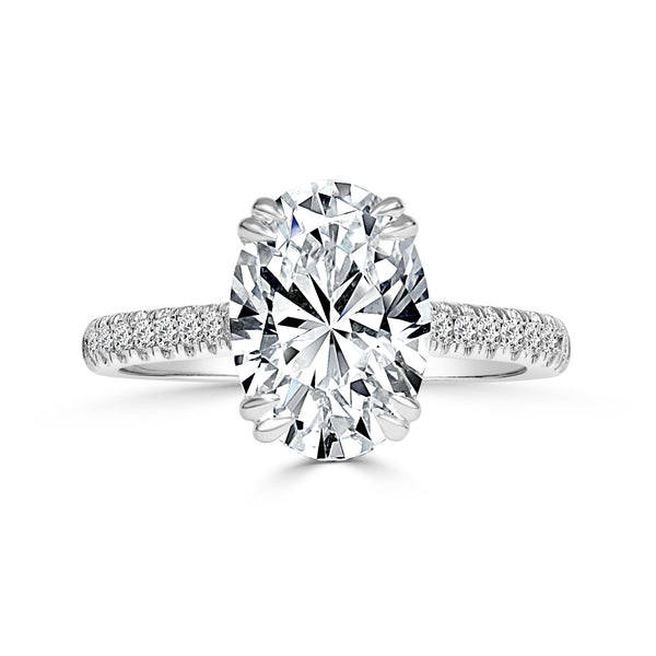 Venus - Oval Lab Grown Diamond Engagement Ring – Diamonds International